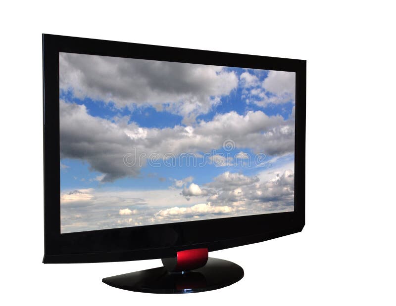 Fernseher stockbild. Bild von industrie, hintergrund, blau - 9797339