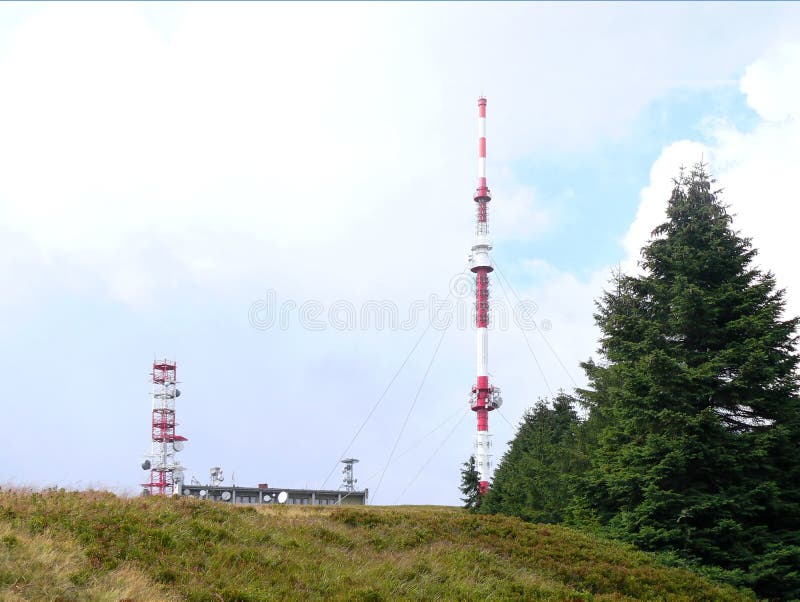 Fernsehsender stockfoto. Bild von empfänger, kommunizieren - 3084916
