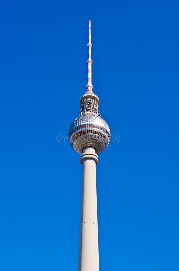 Fernsehturm-Turm in Berlin, Deutschland Stockbild - Bild von sommer ...