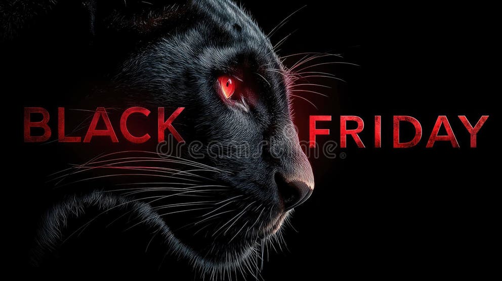 A Ferocious Black Panther with Glowing Red Eyes is Featured Alongside ...