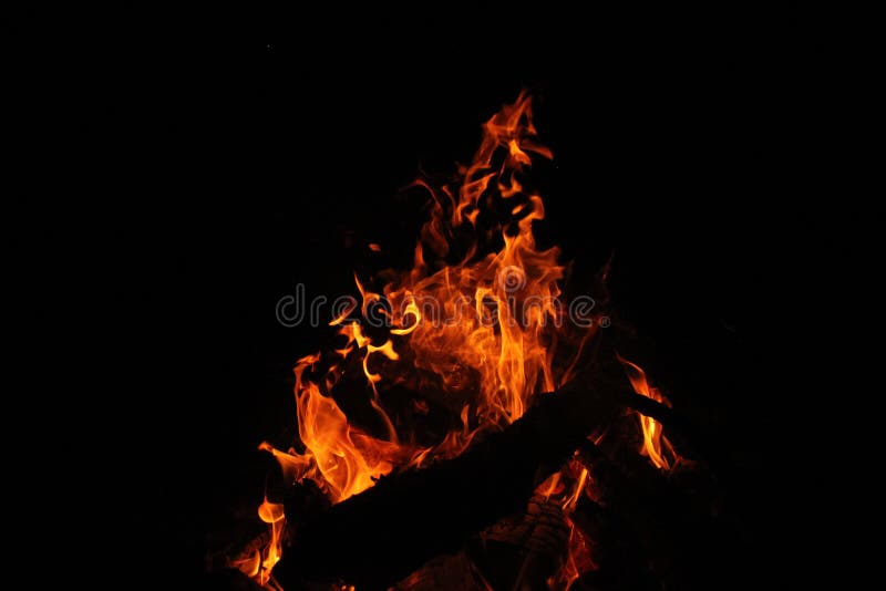 A ferocious fire stock image. Image of embers, burn, wind - 2573673