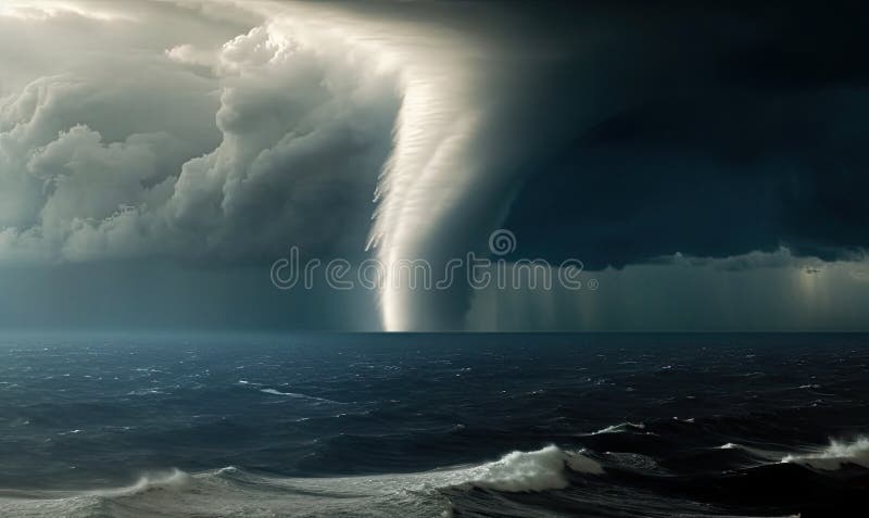 Ferocious Storms Create Massive Waves in the Ocean Creating Using ...