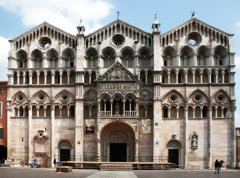 Ferrara cathedral editorial photo. Image of europe, cathedral - 52846526