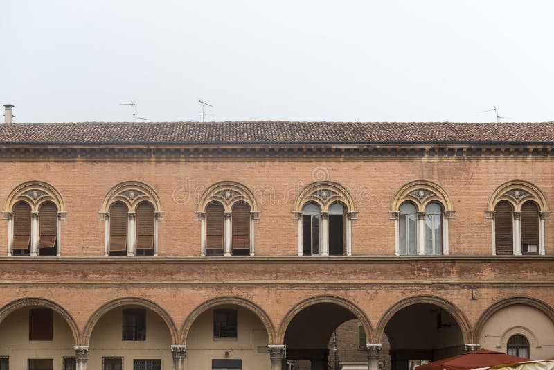 Ferrara (Italy) stock photo. Image of windows, italy - 49127612