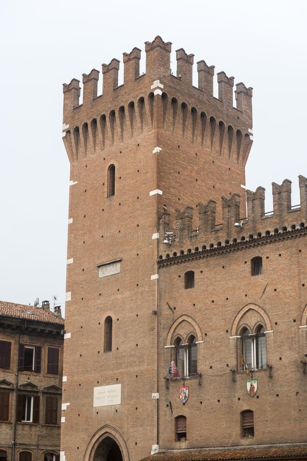 Ferrara (Italy) stock image. Image of palace, tower, ferrara - 48933371
