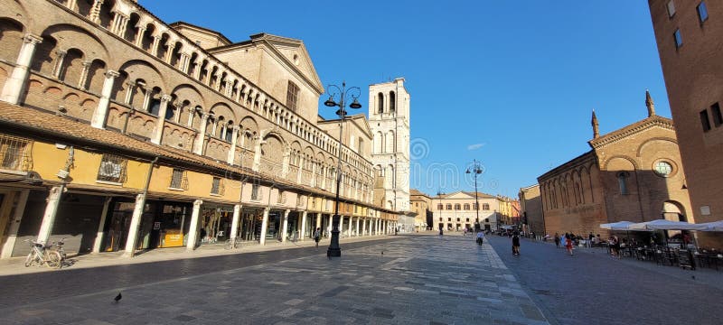 Ferrara, Italy. editorial stock image. Image of construction - 255364024