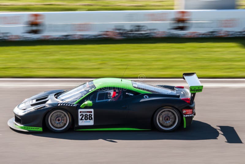 Ferrari 458 race car editorial photography. Image of ascari - 38480252