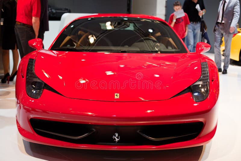 Ferrari on 63rd IAA editorial stock image. Image of sportscar - 11080569