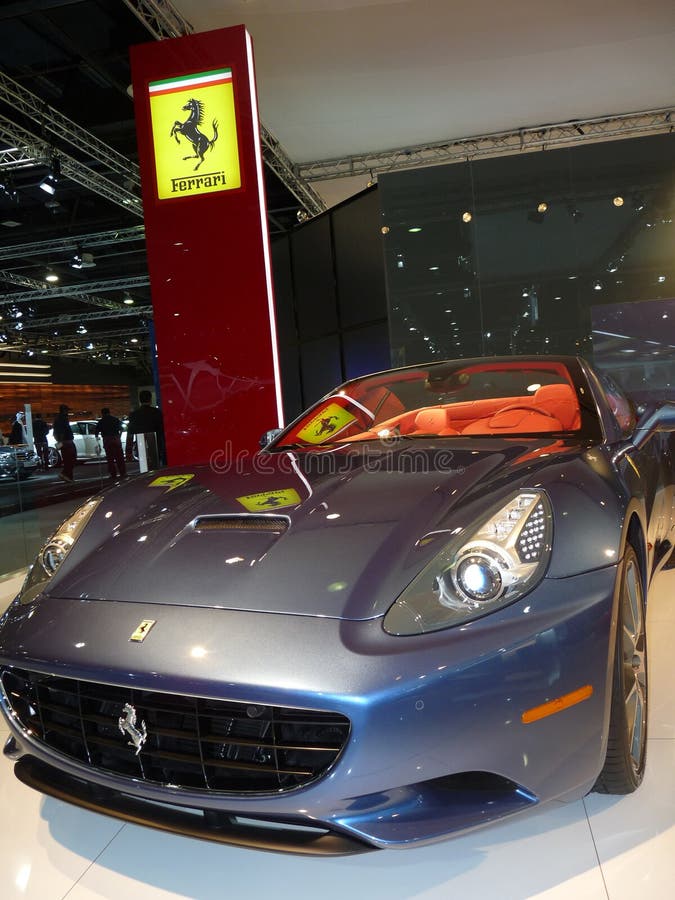 Lateral View of a Ferrari California Editorial Photography - Image of ...