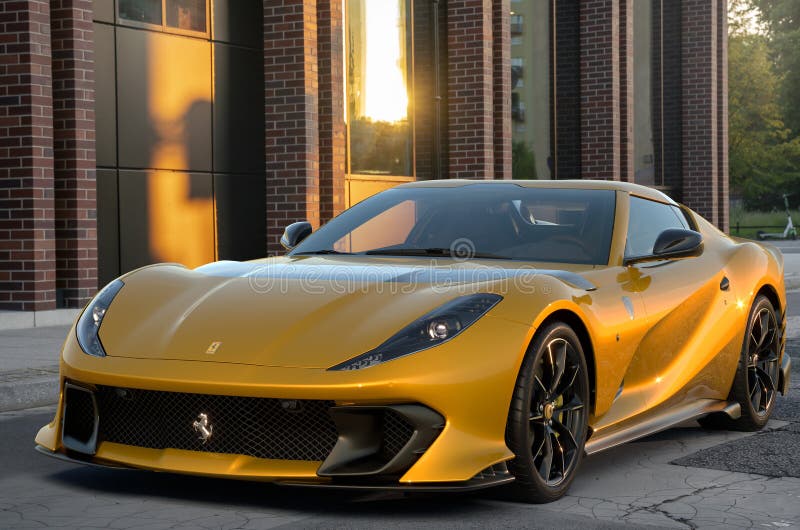 Ferrari 812 Competizione on the Road Editorial Photo - Image of ...