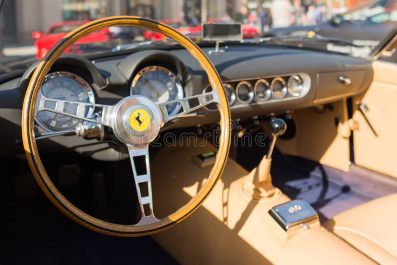 Ferrari Dashboard on Display Editorial Stock Photo - Image of auto ...