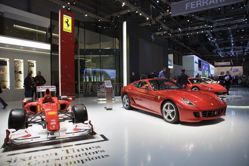 The Ferrari Display editorial image. Image of aggressive - 13333565