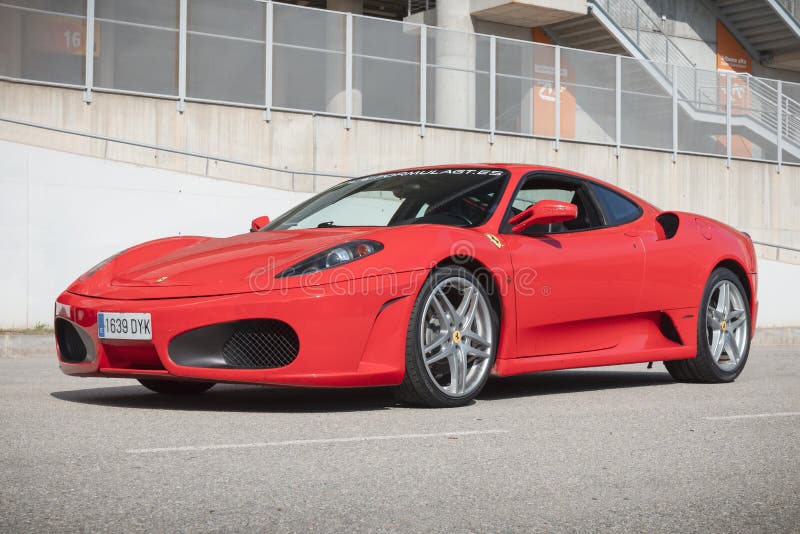 Red Ferrari F430 logo editorial photo. Image of money - 17934536