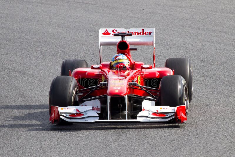 Scuderia Ferrari F1 Team Kimi Raikkonen 2009 Editorial Image - Image of ...