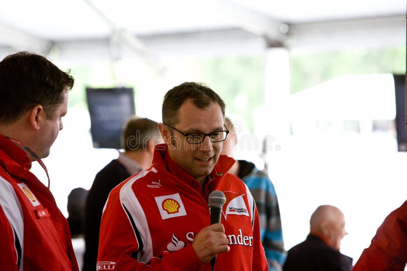 Ferrari F1 Team Director Giving a Speech Editorial Stock Image - Image ...