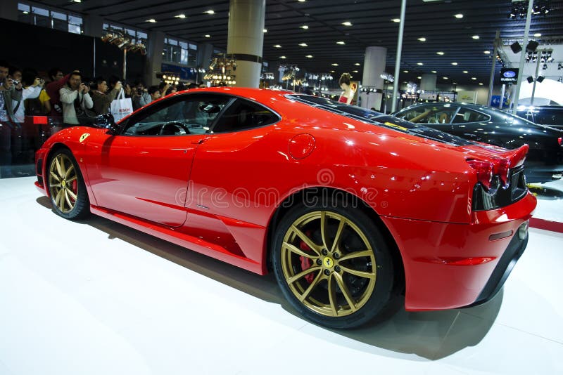 Red Flaming Ferrari 488 GTB SIDE DETAIL Editorial Photography - Image ...