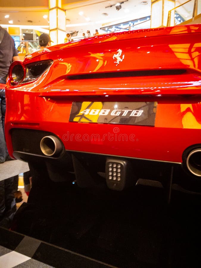 Ferrari 488 GTB editorial photography. Image of luxury - 187469012