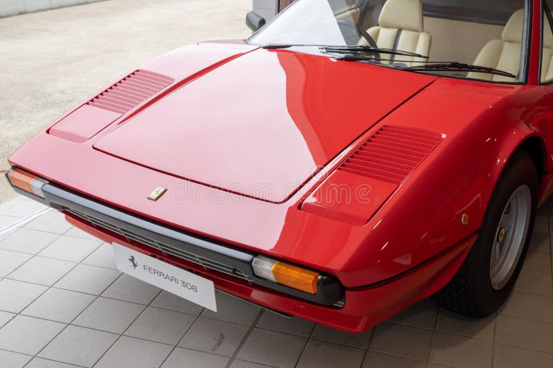 1976 Ferrari 308 GTS Front View Editorial Photo - Image of 1976, view ...