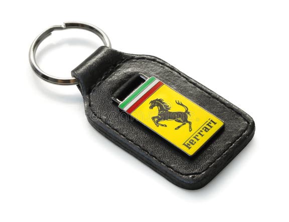 Ferrari key fog editorial stock photo. Image of keychain - 16221158