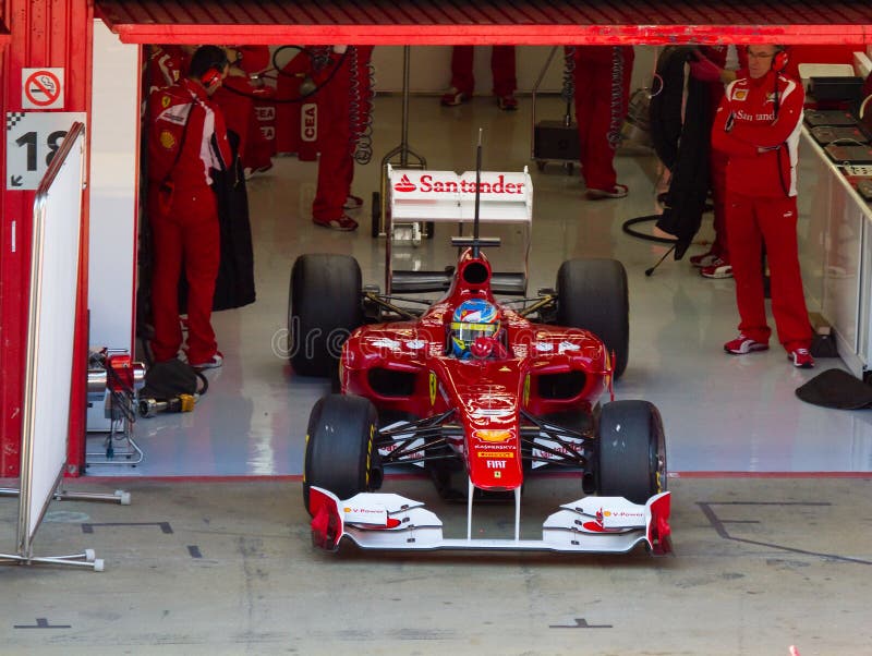 Scuderia Ferrari Marlboro Formula One Racing Team Editorial Stock Image ...