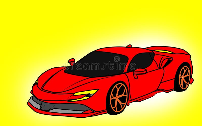 Ferrari Sf90 Stock Illustrations – 9 Ferrari Sf90 Stock Illustrations ...