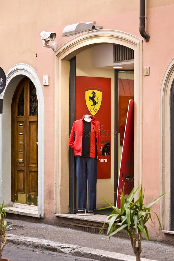 Ferrari shop editorial photography. Image of merchandise - 19470297