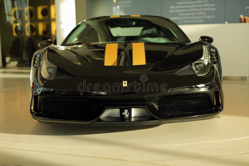 Ferrari 458 Speciale editorial image. Image of view, headlights - 36258540