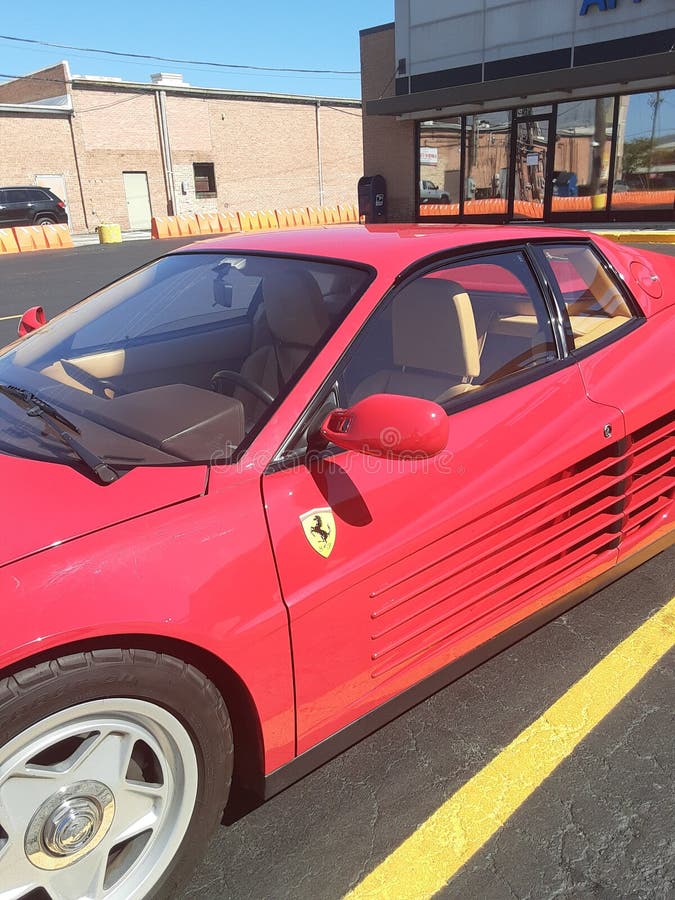 Ferrari Testarossa Red Mint Condition Stock Photos - Free & Royalty ...
