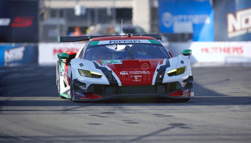 Ferrari on the Track Full View Race Formation Editorial Image - Image ...
