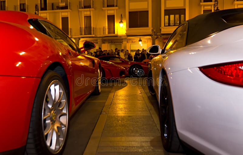 Ferrari vs Porsche editorial stock image. Image of italy - 23796374
