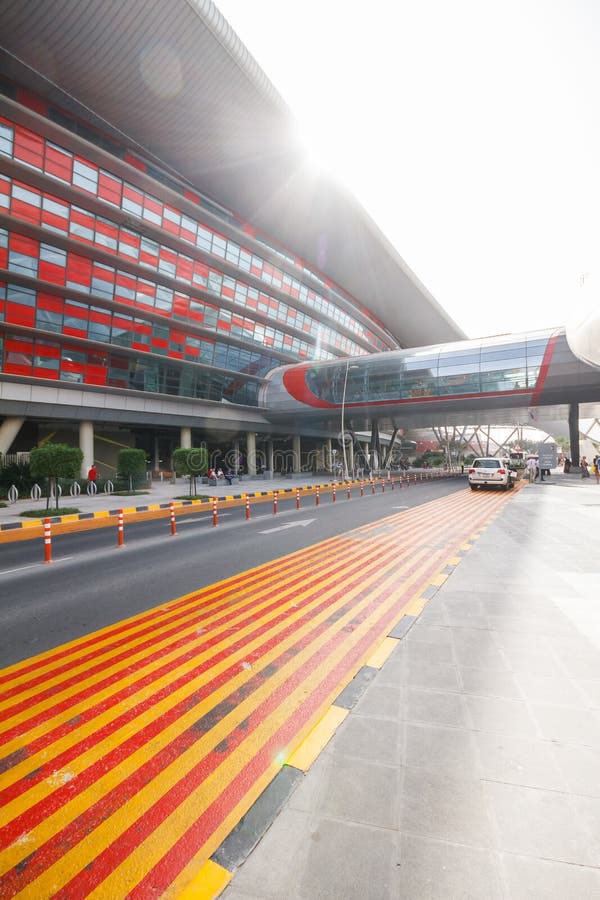 Ferrari World Entrance at Abu Dhabi, UAE Editorial Photography - Image ...