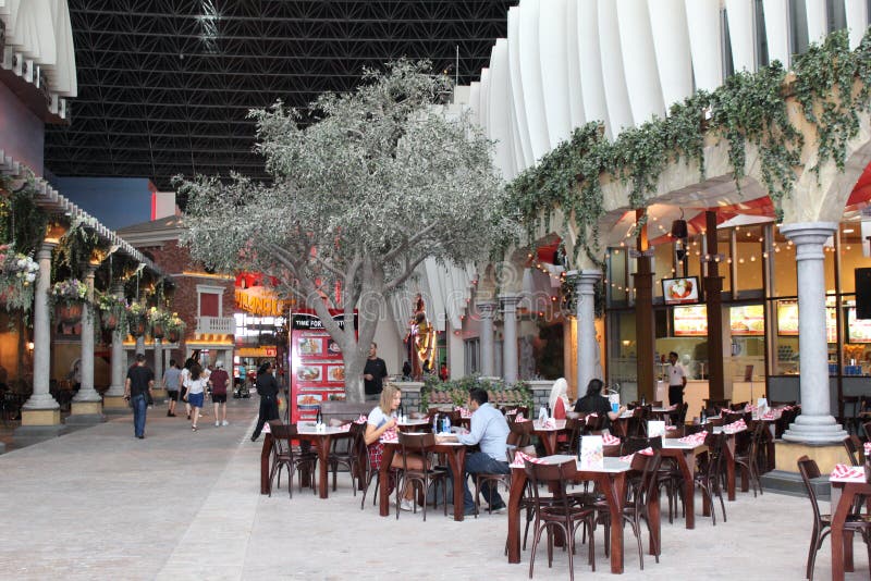Ferrari world restaurant editorial stock image. Image of dhabi - 91771254