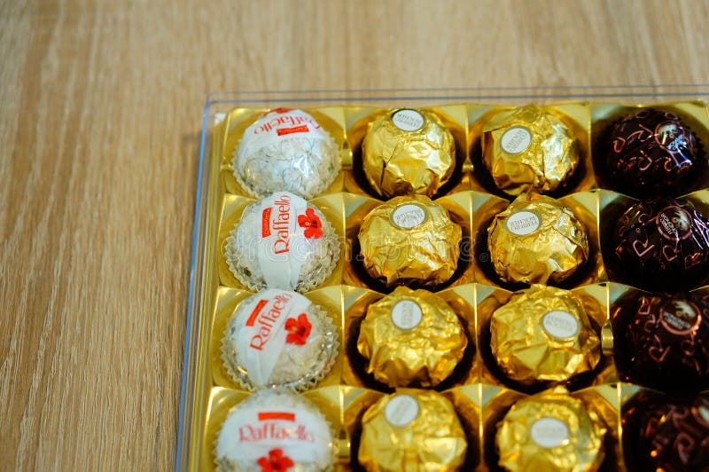 Ferrero Chocolate Variation. Editorial Image - Image of golden ...