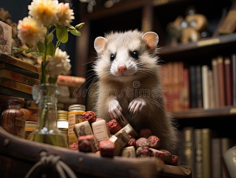 Ferret Perches Stock Illustrations – 4 Ferret Perches Stock ...