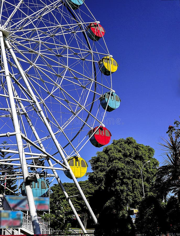 Ferries wheel stock image. Image of angle, holiday, round - 96333251