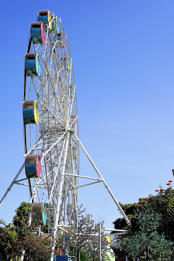 Ferries wheel stock image. Image of angle, holiday, round - 96333251