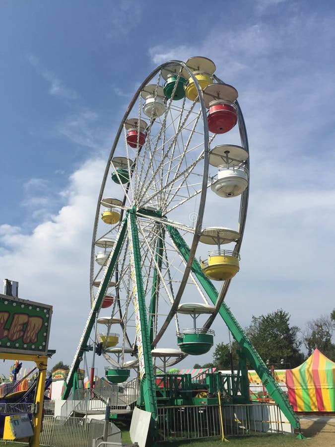 Ferris well fun stock photo. Image of wheel, fair, ferris - 60180410
