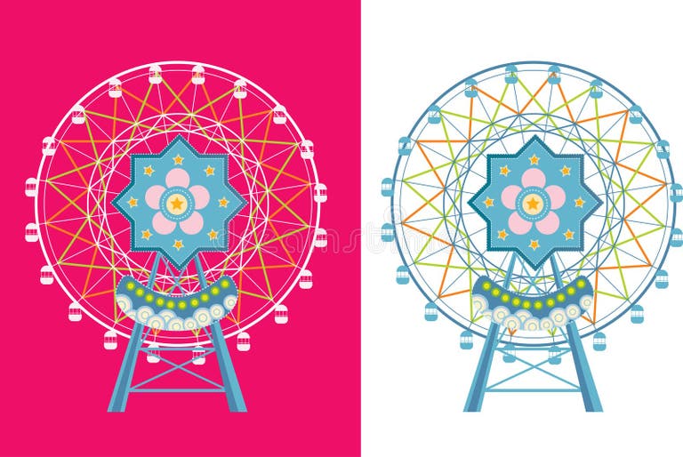 Abstract Ferris Wheel Stock Illustrations – 1,817 Abstract Ferris Wheel ...