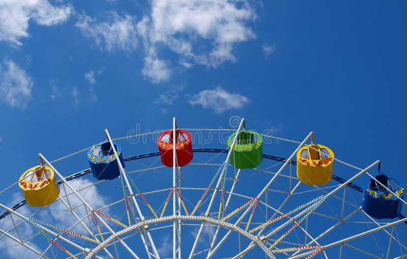 Ferris Wheel stock photo. Image of relaxation, amusement - 14319804