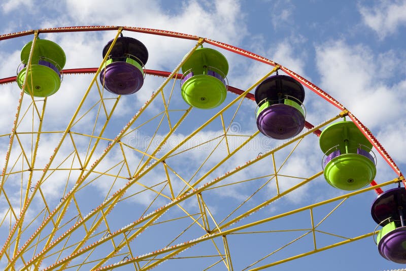 Ferris Wheel stock image. Image of power, metal, journey - 17281431