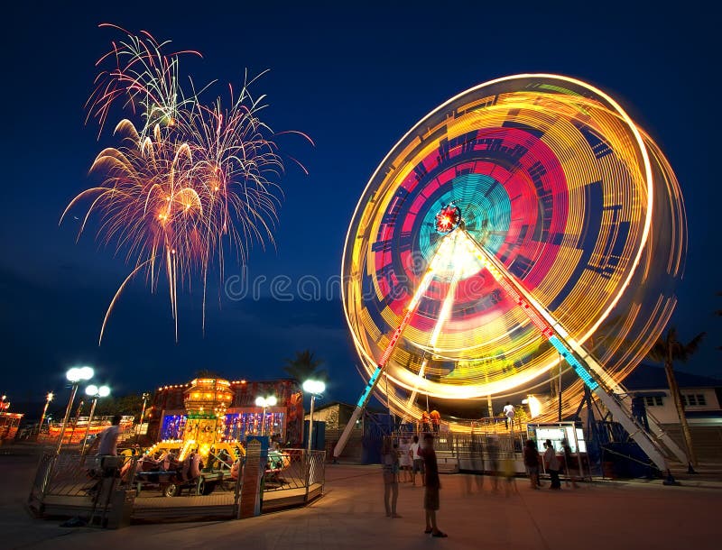 Ferris Wheel in Luna Park Sydney, Australia Stock Image - Image of ...