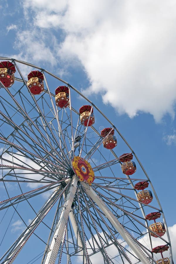 Ferris wheel stock photo. Image of observation, clouds - 24760084