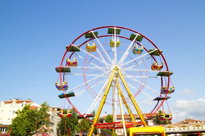 A Ferris wheel stock photo. Image of ferris, giant, electric - 283984250