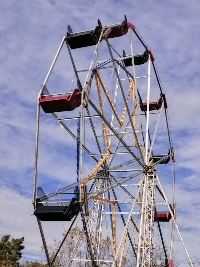Ferris Wheel Amusement Park Fun Stock Photo - Image of wheel, ferris ...