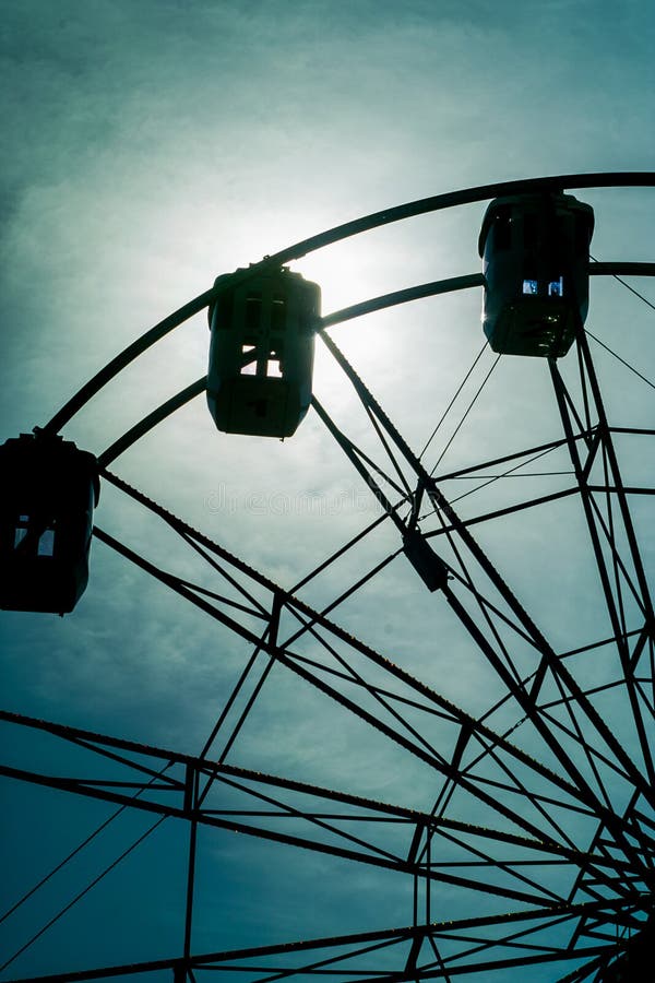 Ferris wheel. stock image. Image of popular, parks, attraction - 60010981