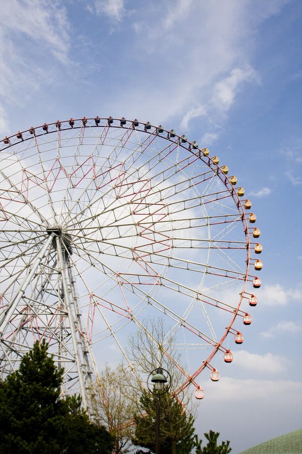 Ferris wheel at beach park stock photo. Image of feast - 9075424