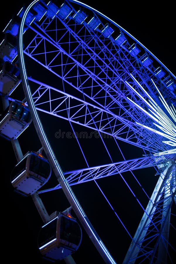 Ferris Wheel stock image. Image of blue, view, ferris - 89605519