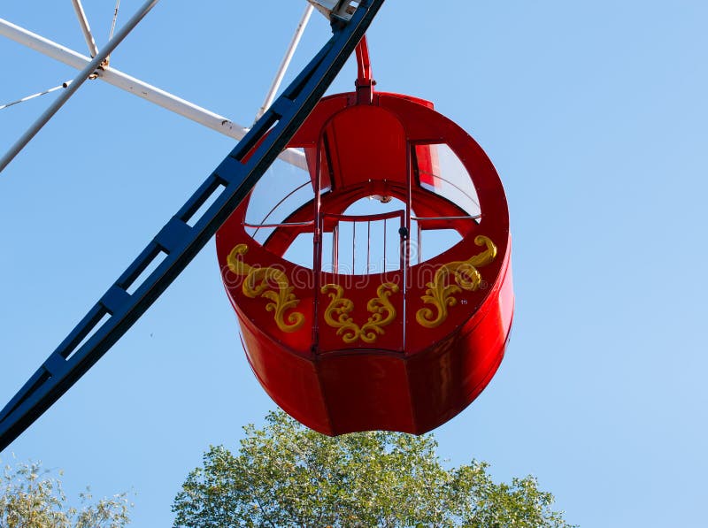 Ferris Wheel Booth in an Amusement Park Stock Image - Image of ...