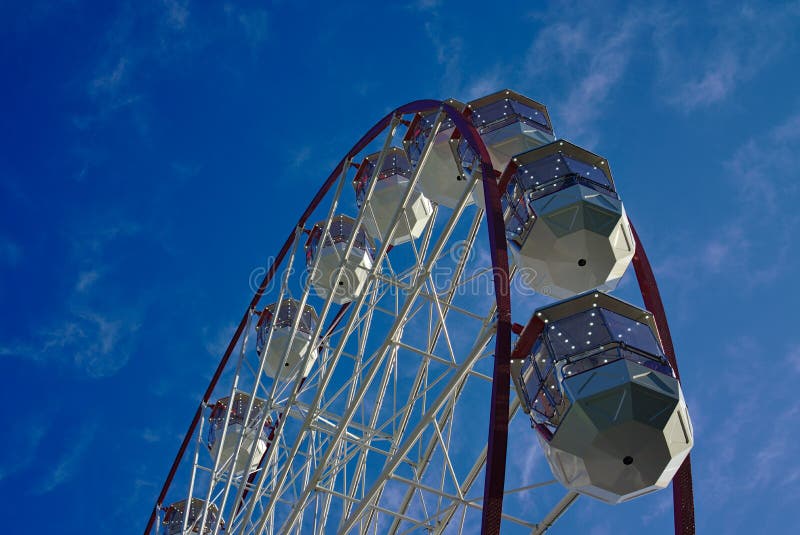 Ferris Wheel Carnival Ride stock image. Image of people - 142475965