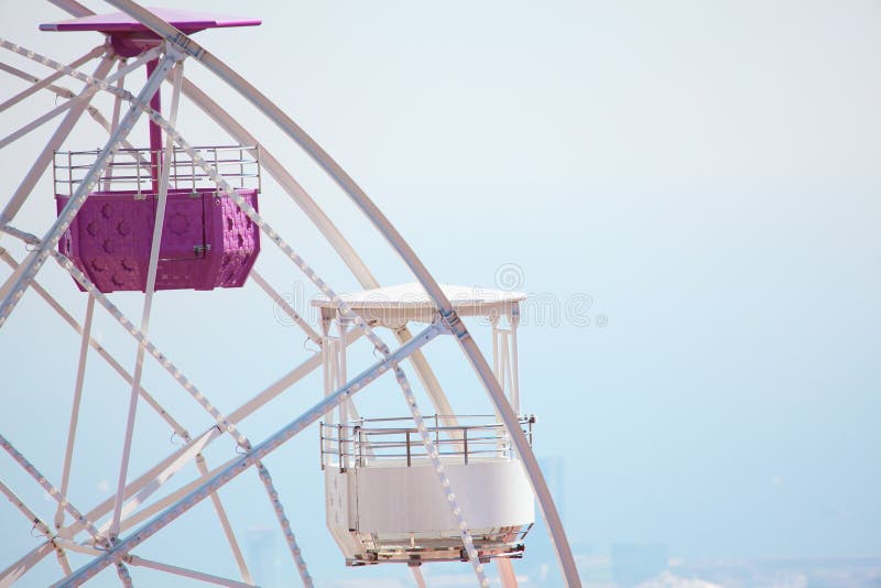 Ferris wheel cabins stock photo. Image of festival, attraction - 160321306